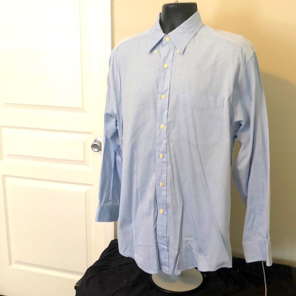 Shirts | Mens Light Blue Button Down Dress Shirt | Poshmark